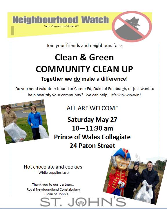 Clean and Green Community Cleanup – Newfoundland & Labrador Environment ...